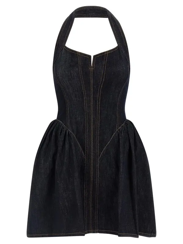 SELF-PORTRAIT Denim Dress