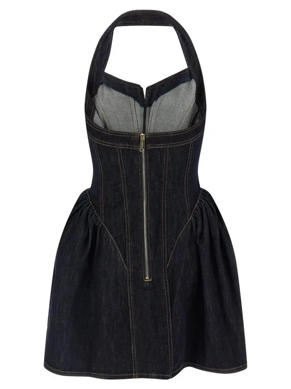 SELF-PORTRAIT Denim Dress