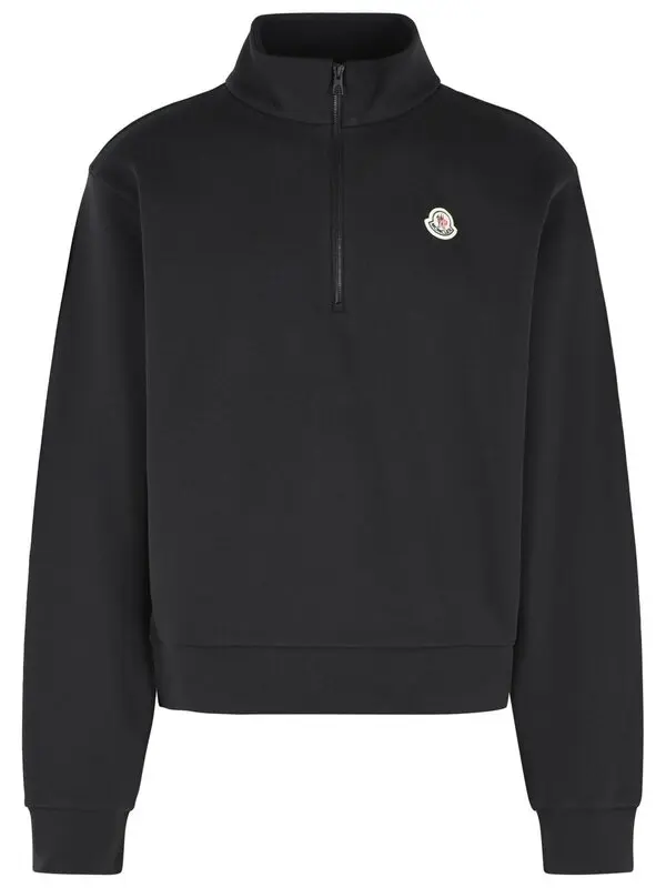 Moncler T-neck' Cotton Sweatshirt