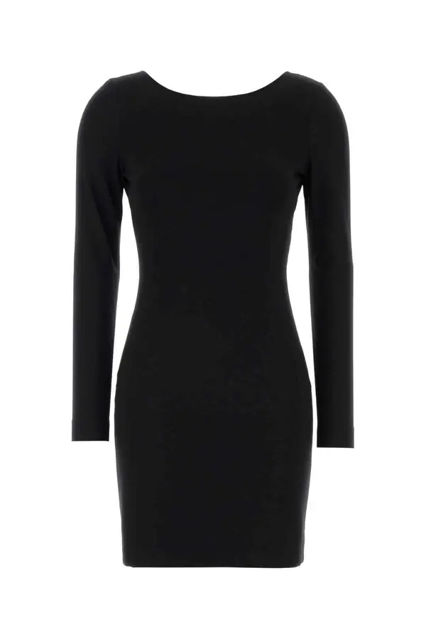 Dolce & Gabbana Stretch Viscose Blend Mini Dress - Black