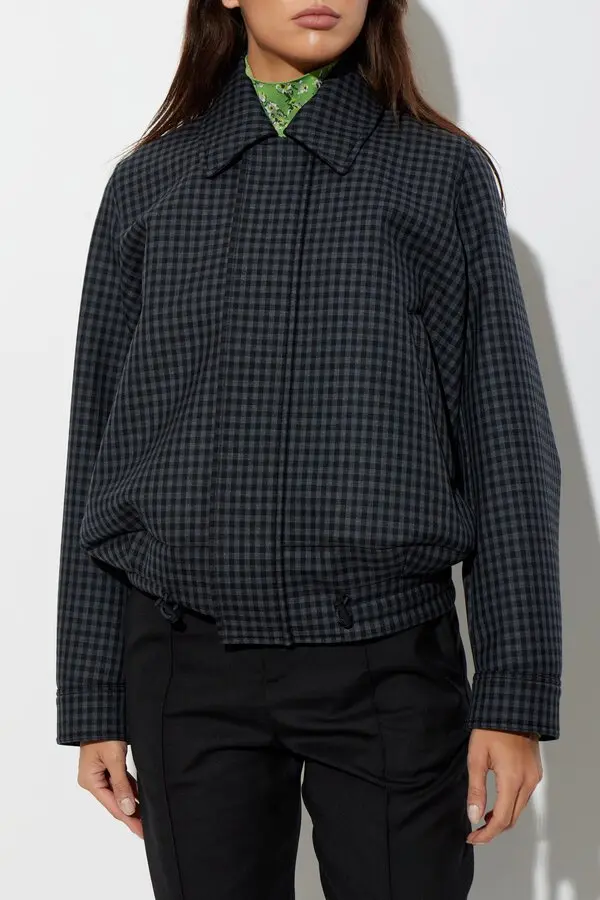 Loewe Wool Jacket With Ribbed Hem