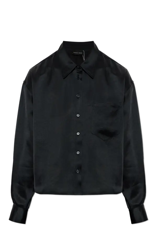 ANINE BING Scott’ Shirt - Black