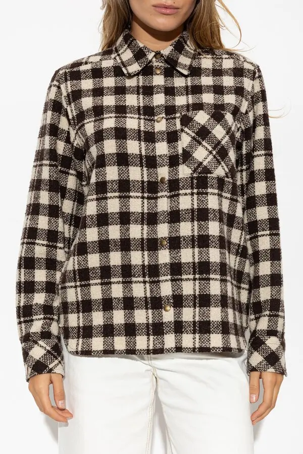 Moncler Plaid Pattern Shirt