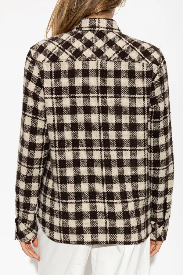 Moncler Plaid Pattern Shirt
