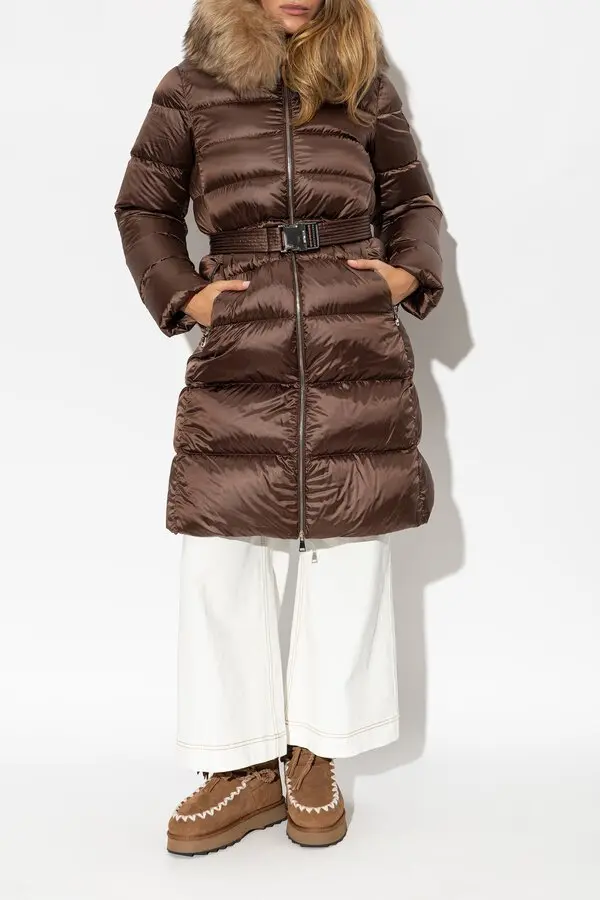Moncler Leersies' Puffer Jacket - Brown
