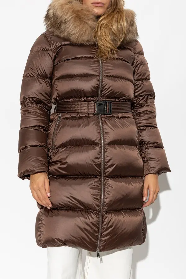 Moncler Leersies' Puffer Jacket - Brown
