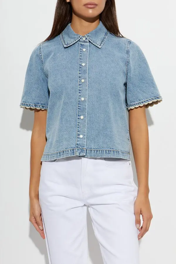 FRAME Denim Short-sleeve Shirt