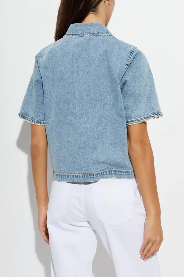FRAME Denim Short-sleeve Shirt