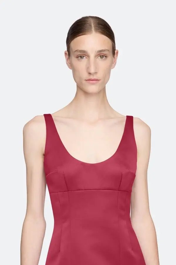 EMILIA WICKSTEAD Einna Dress In Duchess Satin