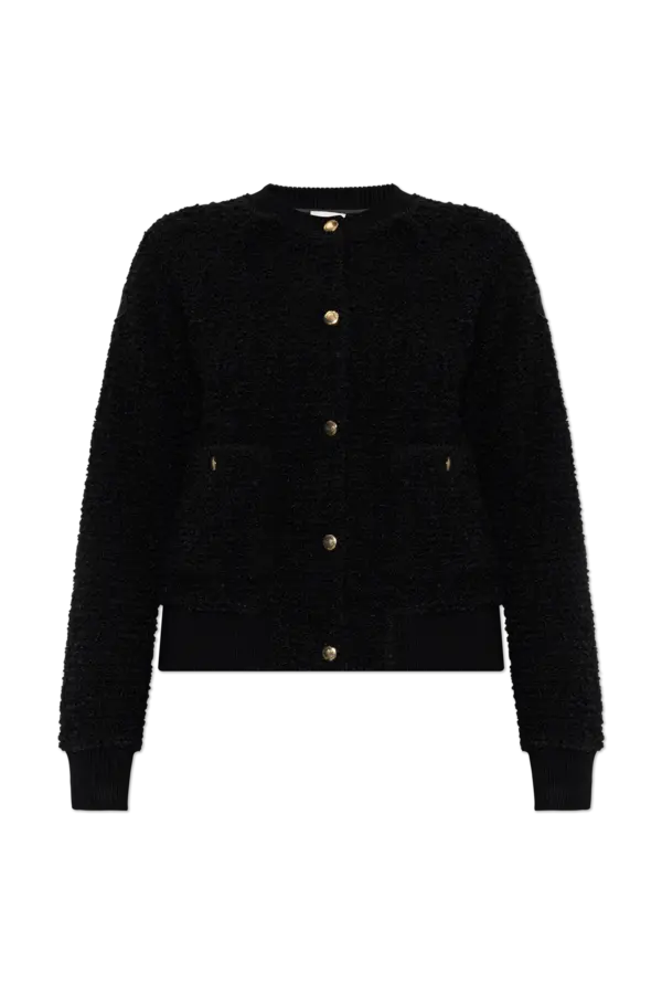 Moncler Cardigan With Pockets - Black