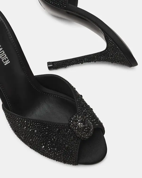 Steve Madden Priya Rhinestones Mule Heels