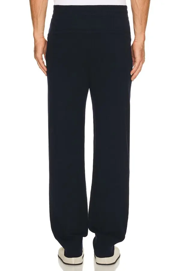 LISA YANG Beaumont Trousers In Blue - Navy
