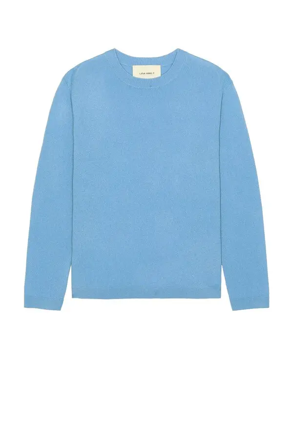 LISA YANG Mason Sweater In Blue - Azure