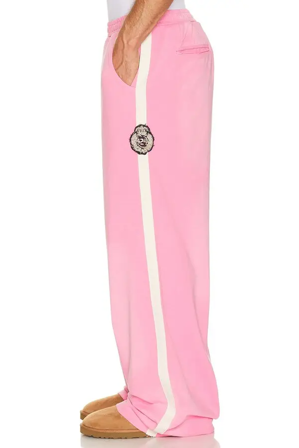 424 Stripped Ripped Sweatpants In Pink