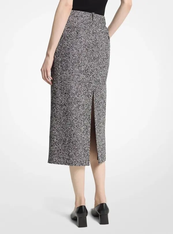 Michael Kors Tweed Trouser Skirt In Size By