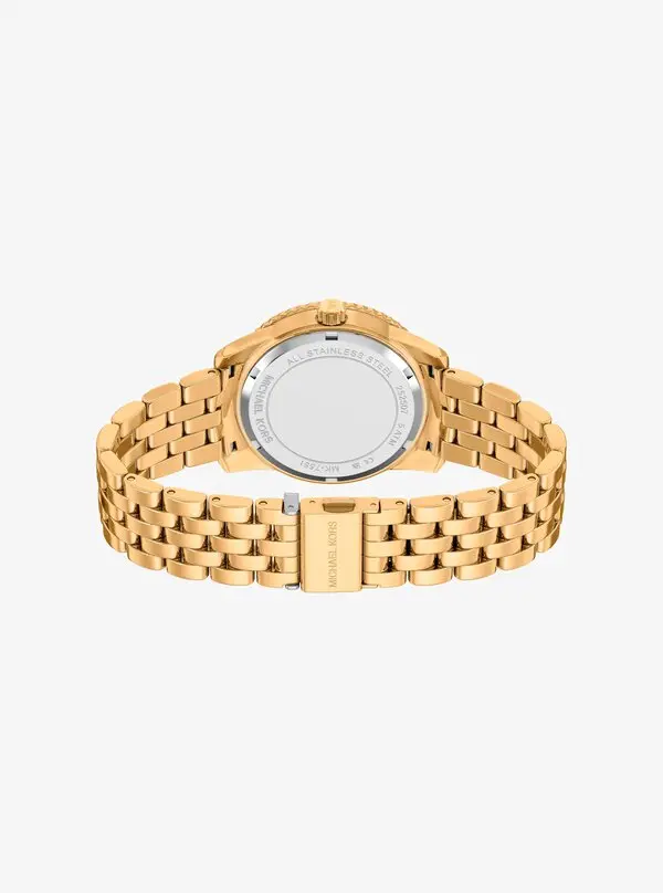 Michael Kors Bryant Pavé -tone Watch In By
