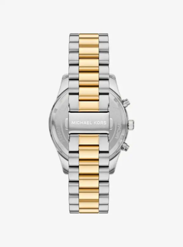 Michael Kors Oversized Lexington Two-tone Watch In By