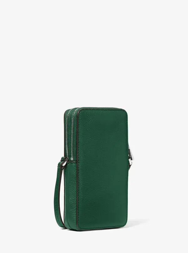 Michael Kors Jet Set Small Leather Smartphone Crossbody Bag In By