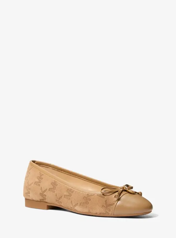 Michael Kors Piper Flex Logo Stitched Suede In Size By - Brown