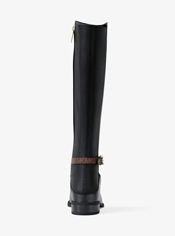 Michael Kors Rachel Signature Logo Trim Boot In Size By