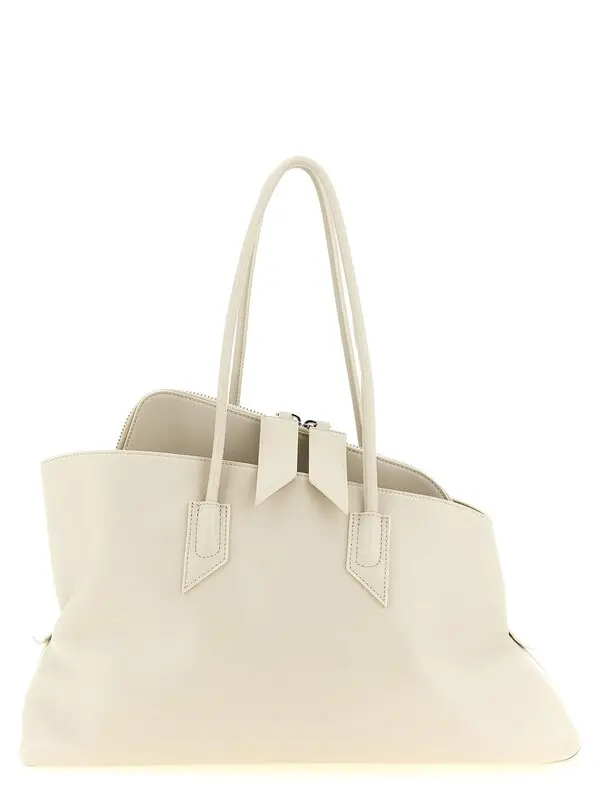 Attico La Passeggiata Medium' Shoulder Bag - White