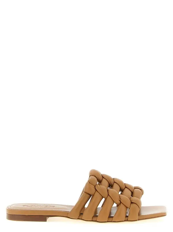 TOD'S Nappa Sandals - Brown