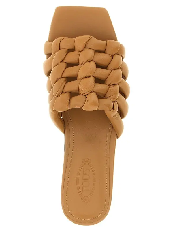 TOD'S Nappa Sandals - Brown