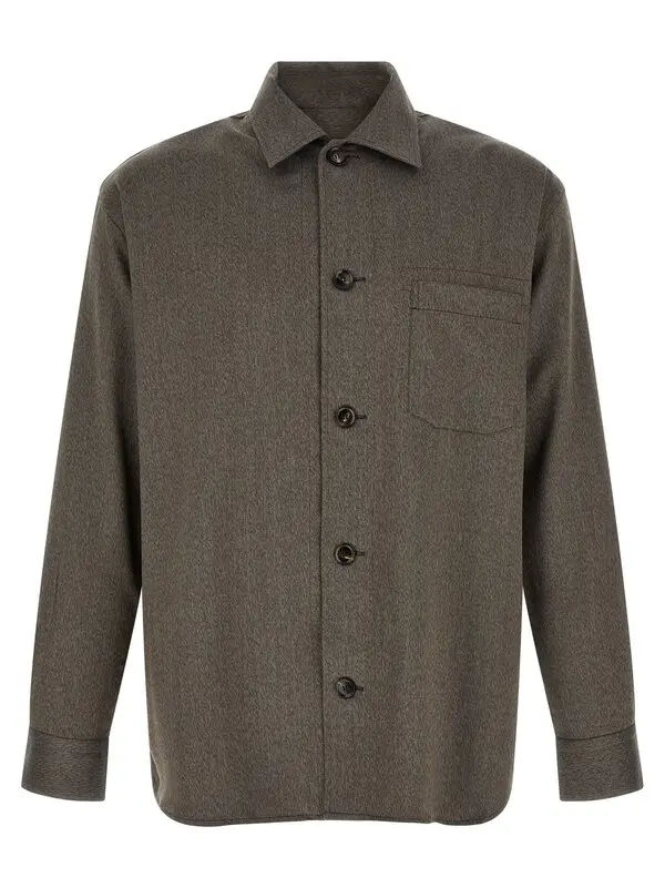 Brioni Workwear' Shirt - Brown