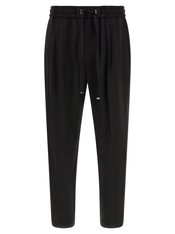 Dolce & Gabbana Wool Gabardine Joggers