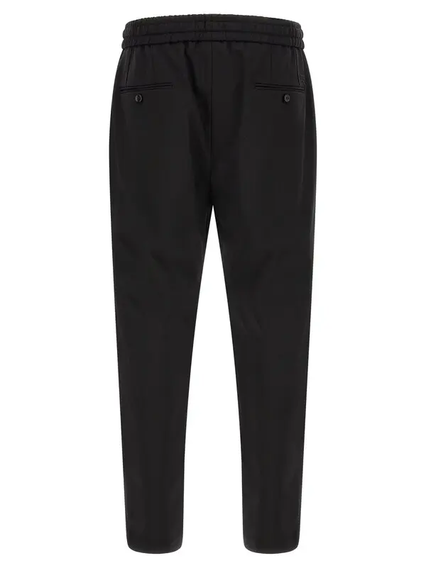 Dolce & Gabbana Wool Gabardine Joggers