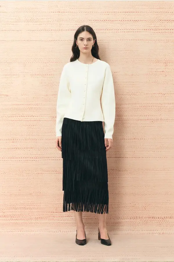 Fabrique Lea Gigot Sleeves Cardigan