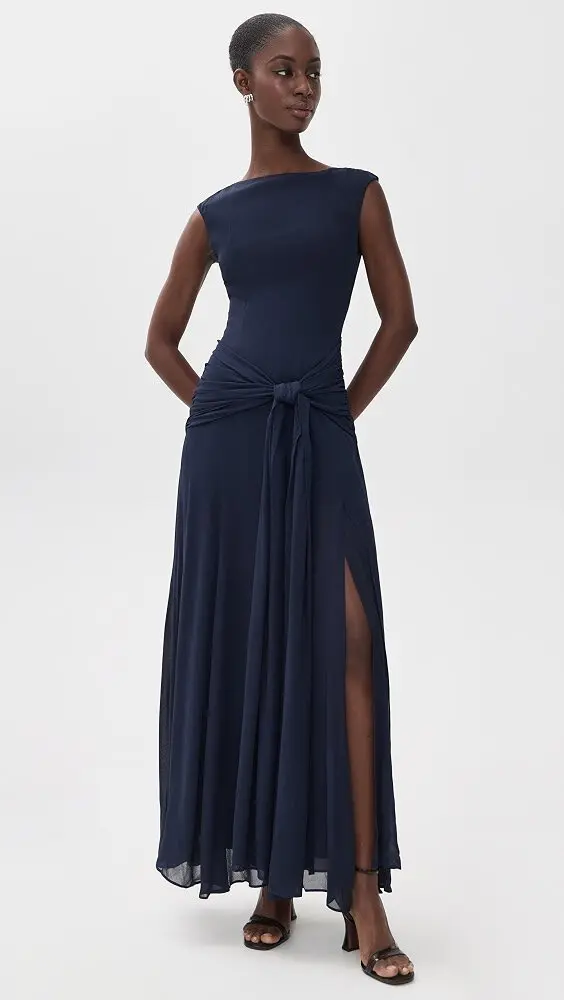 REFORMATION Vicenta Dress - Navy