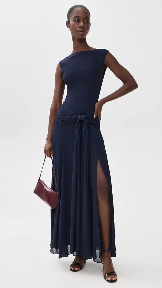 REFORMATION Vicenta Dress - Navy