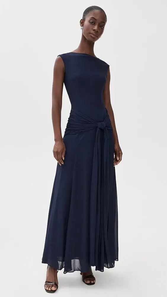 REFORMATION Vicenta Dress - Navy