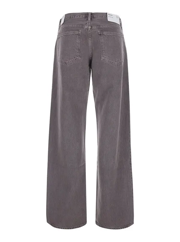 AGOLDE Wideleg Denim Trousers