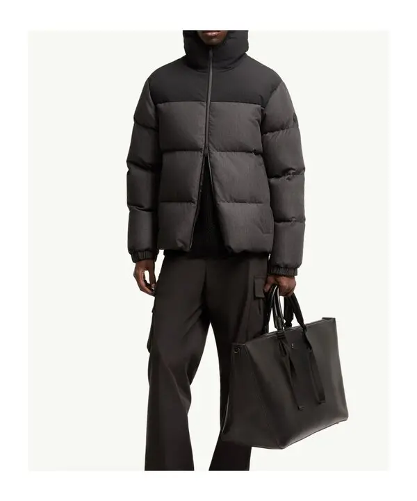 Moncler Oulojoki Hooded Mid-length Down Jacket