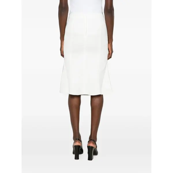 SHUSHU/TONG Ruffle-trimmed Flared Skirt