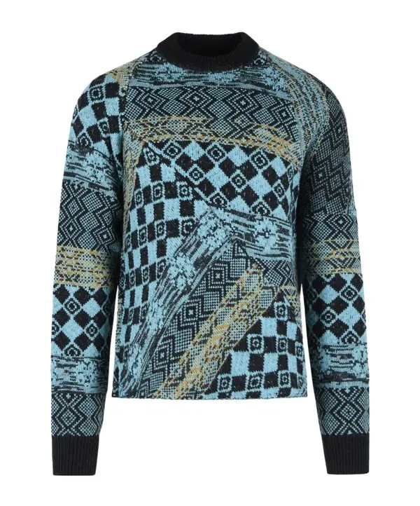 Dries Van Noten Macos Crewneck Knitted Sweater