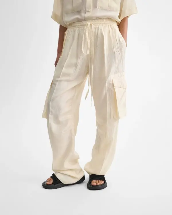 Phoebe Philo Drawstring Cargo Casual Pants