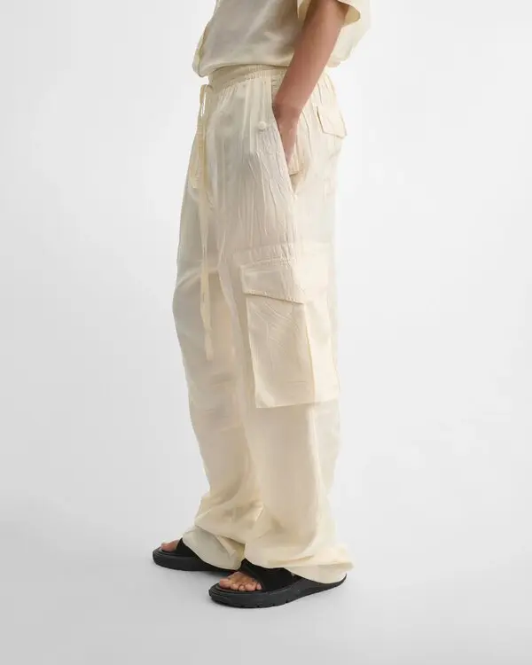 Phoebe Philo Drawstring Cargo Casual Pants
