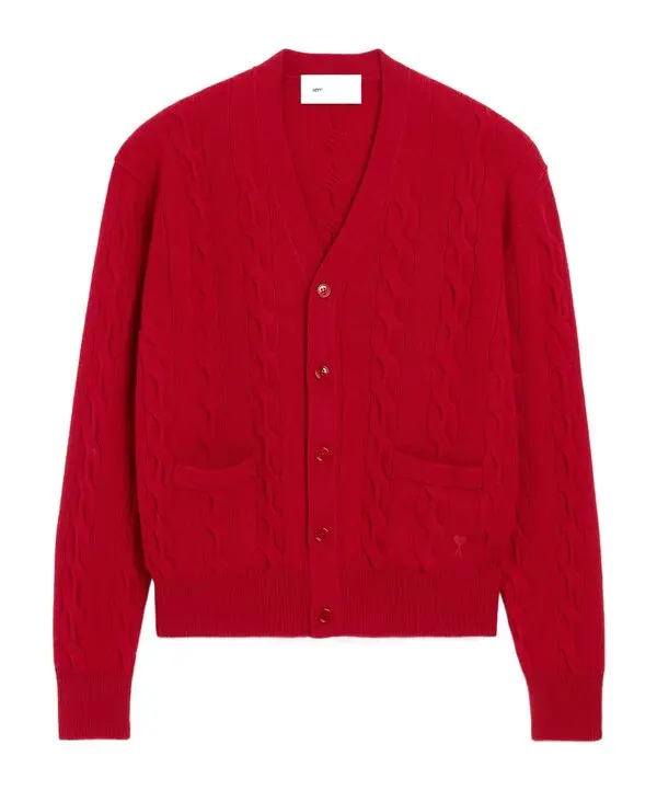 AMI Paris Long-sleeved Cardigan