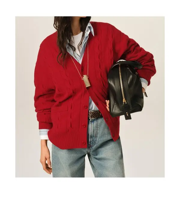 AMI Paris Long-sleeved Cardigan