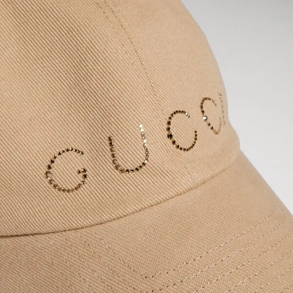 Gucci Printed Buttonless Crown Baseball Hat