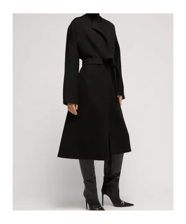 Gucci Long Coat With Gg Inside