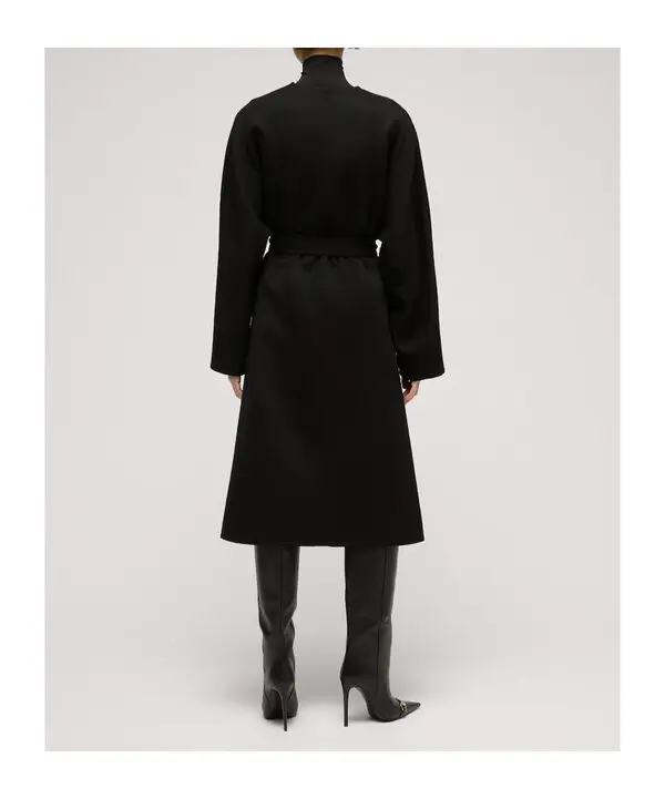 Gucci Long Coat With Gg Inside