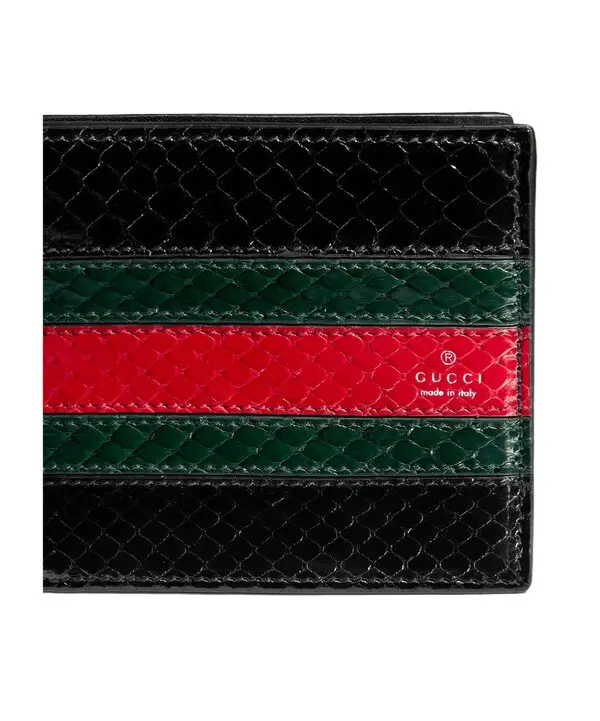 Gucci Web Trademark Bi-fold Wallet