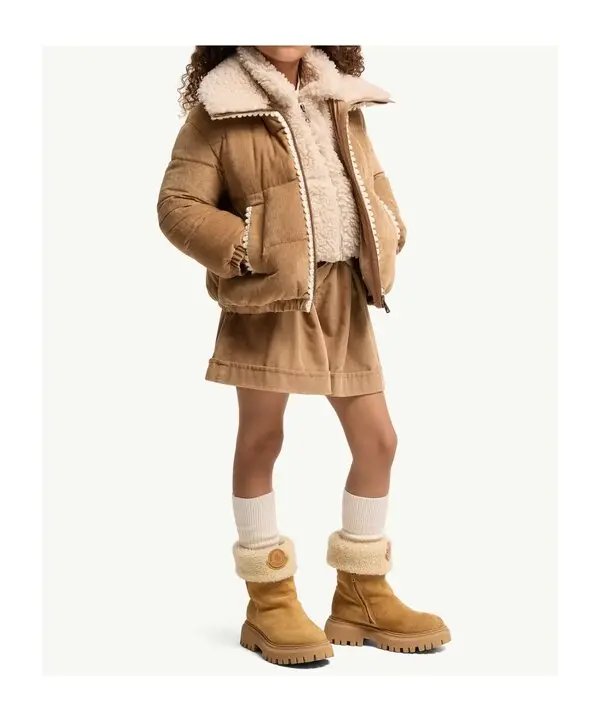 Moncler Rosamund Corduroy Down Jacket