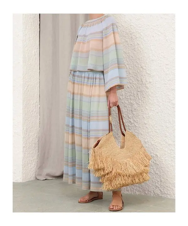 Zimmermann Striped Skirt