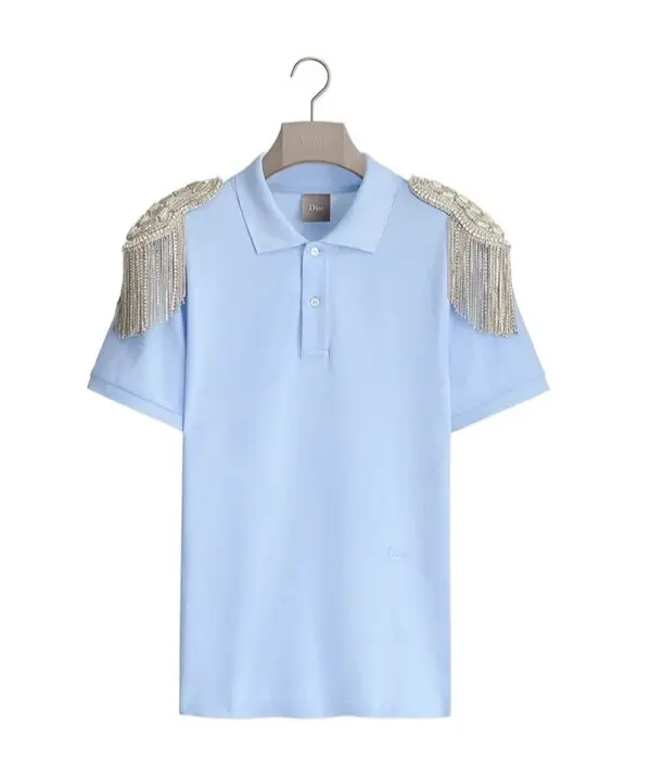 Dior Polo Shirt With Epaulets, Regular Fit