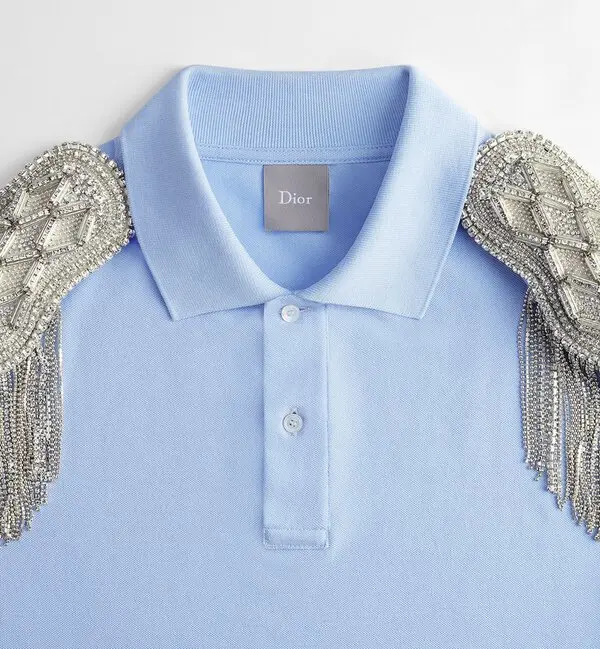 Dior Polo Shirt With Epaulets, Regular Fit